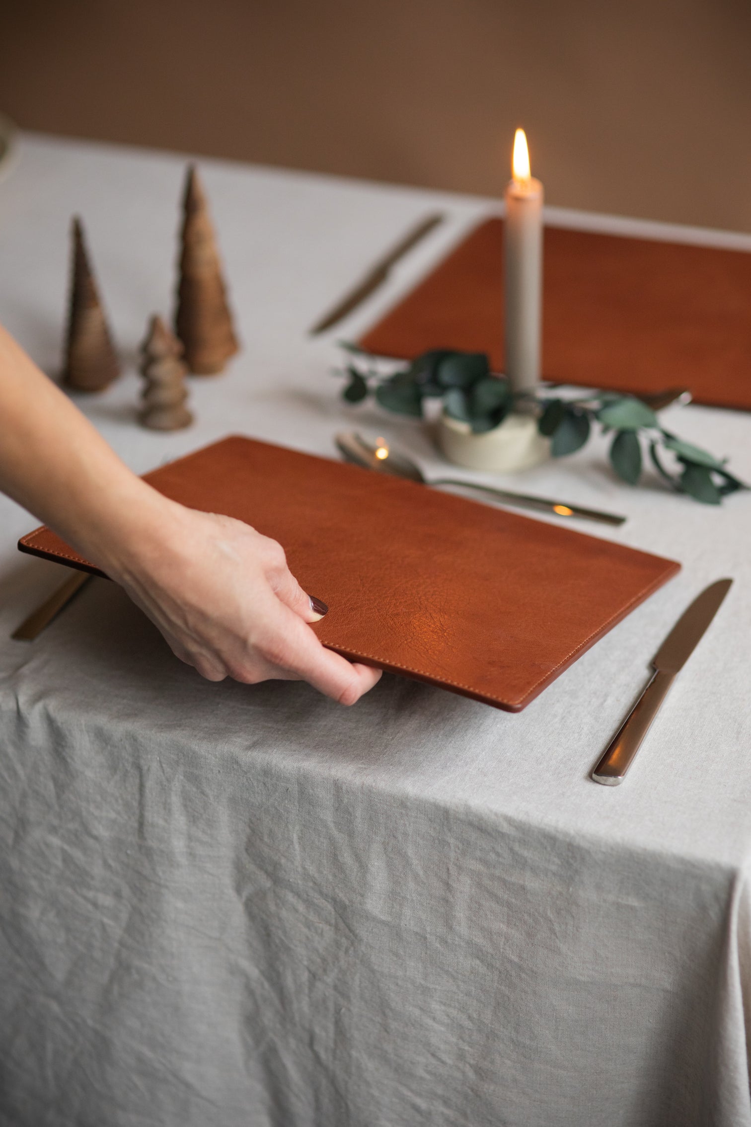 Real Leather Placemats | Luxury Table Mats – Billy Tannery